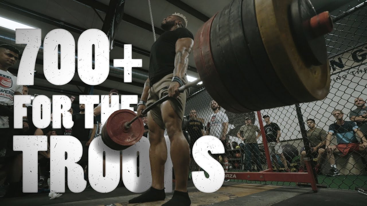 700 Pound Lift For The Marines - YouTube