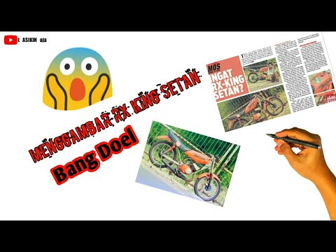 Menggambar rx-king setan bang doel - YouTube