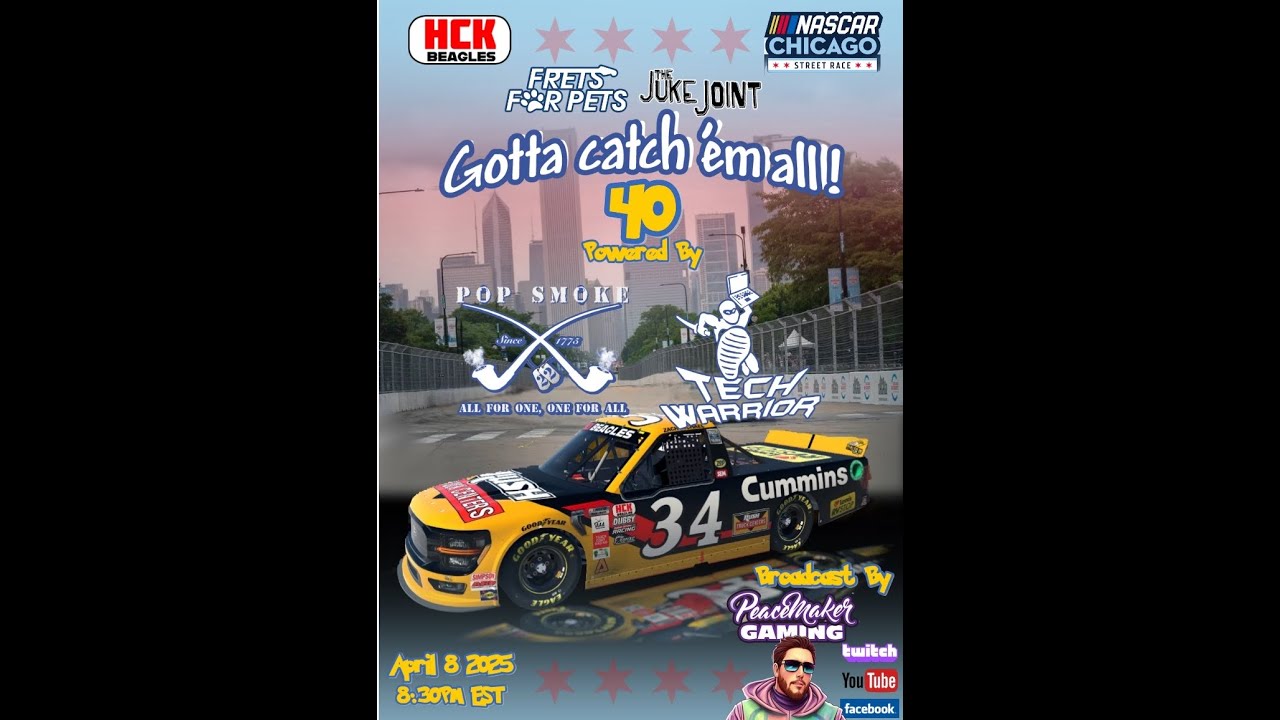 HCK Beagles Racing League takes on the NASCAR Chicago Street Race ...