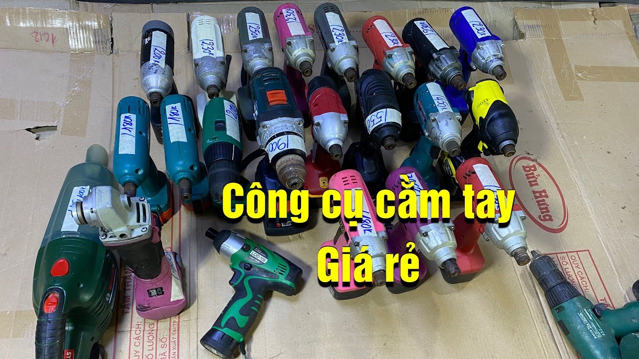 Clip 110: Ngày 21/3} Máy Pin_Công Cụ Cằm Tay_Giá Rẻ_LH:0975777115 ...