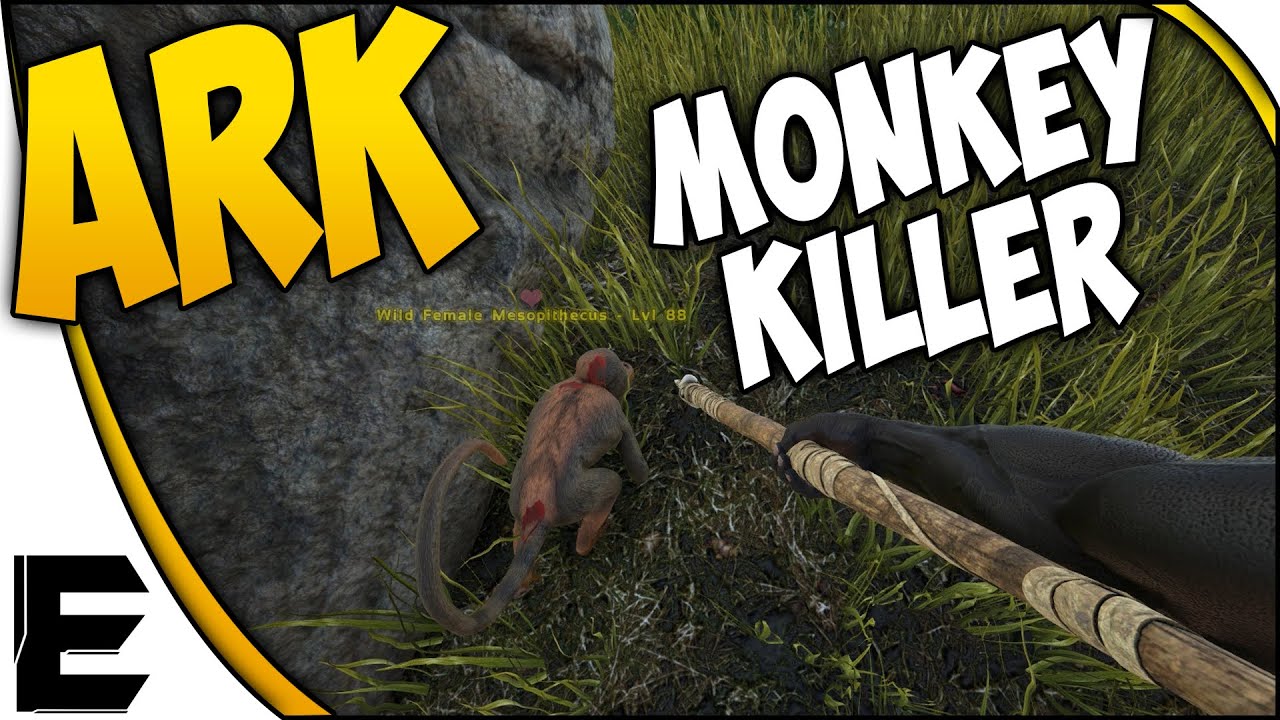 ARK Survival Evolved MONKEY KILLER #78 - YouTube