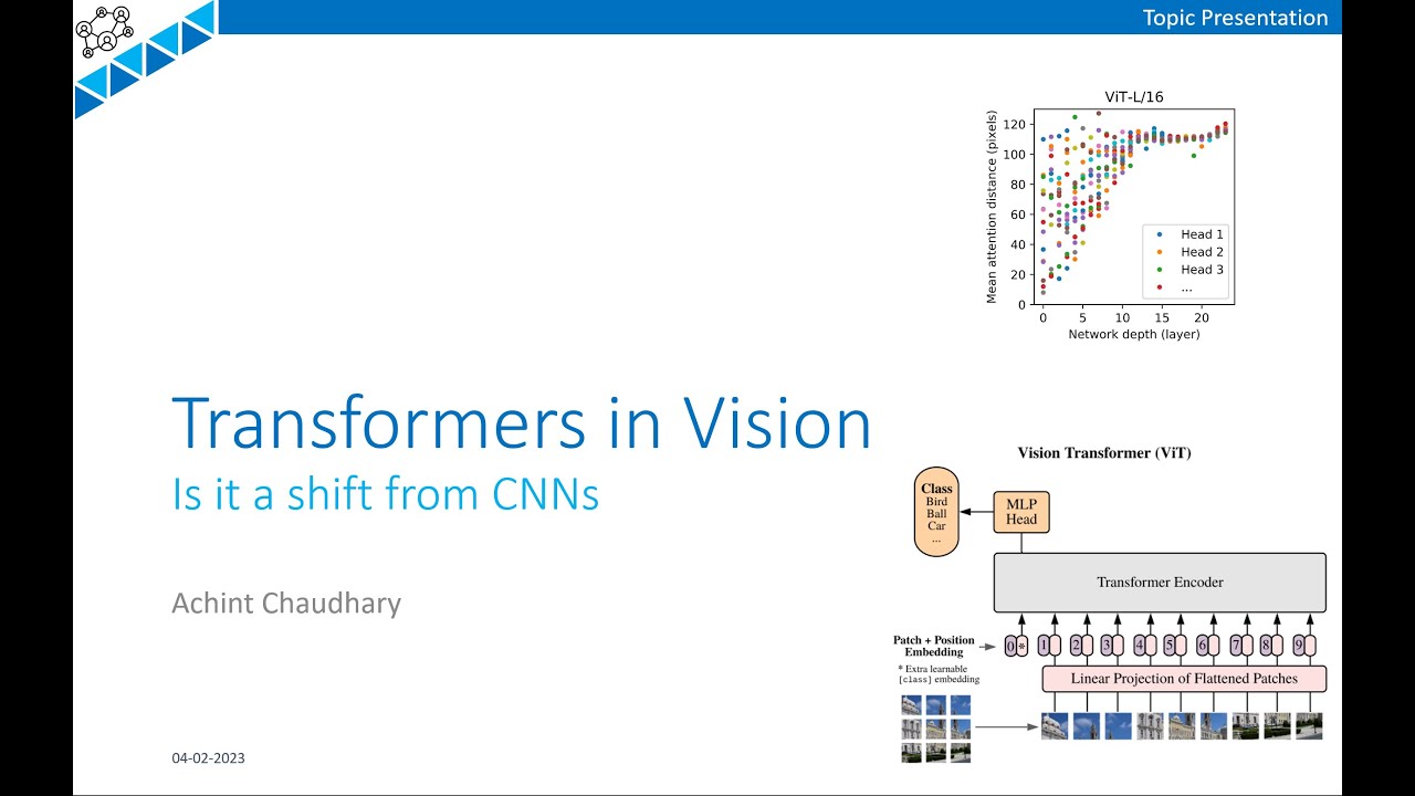 Transformers And Vit Vision Transformer For Image Classification Imagenet And Jft 300m Youtube