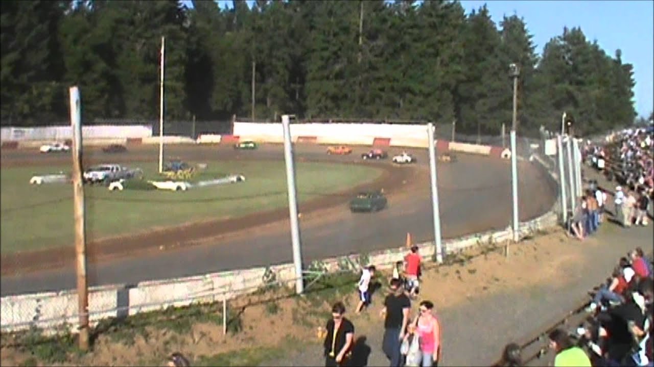 4 Cylinder racing at River City Speedway #2 7/7/12 (Heat #1) View #2 ...
