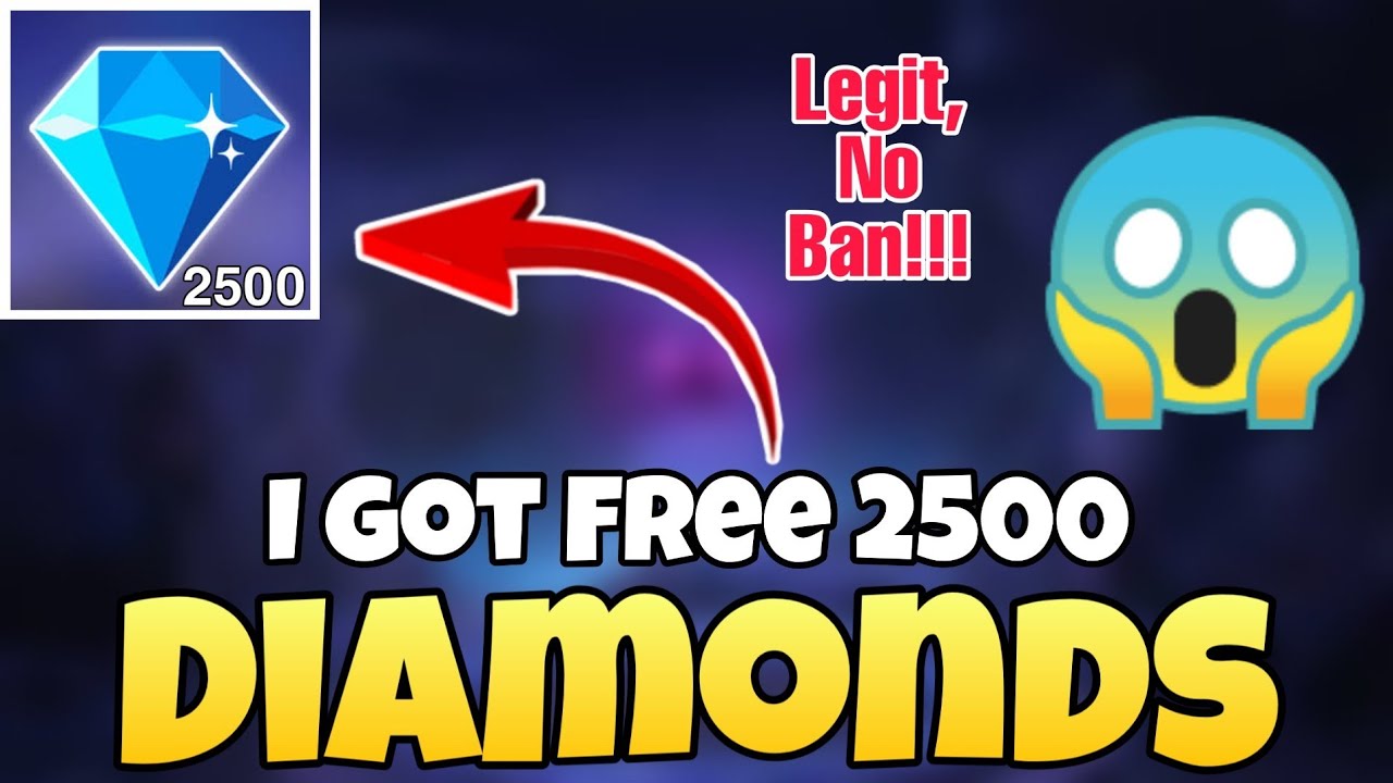 FREE 2500 DIAMONDS USING ONE APPLICATION ONLY! tutorial with tips ...
