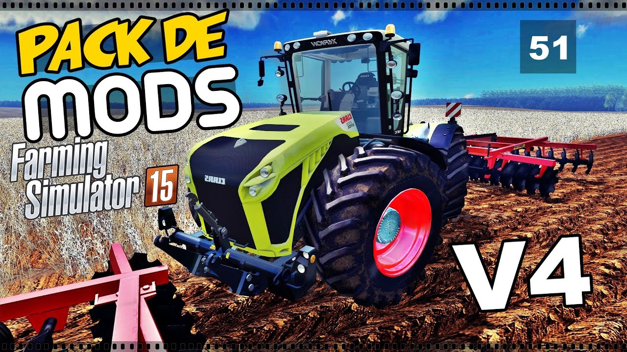 Pack Mods V4 Crazy Gamer - Farming Simulator 2015 - YouTube