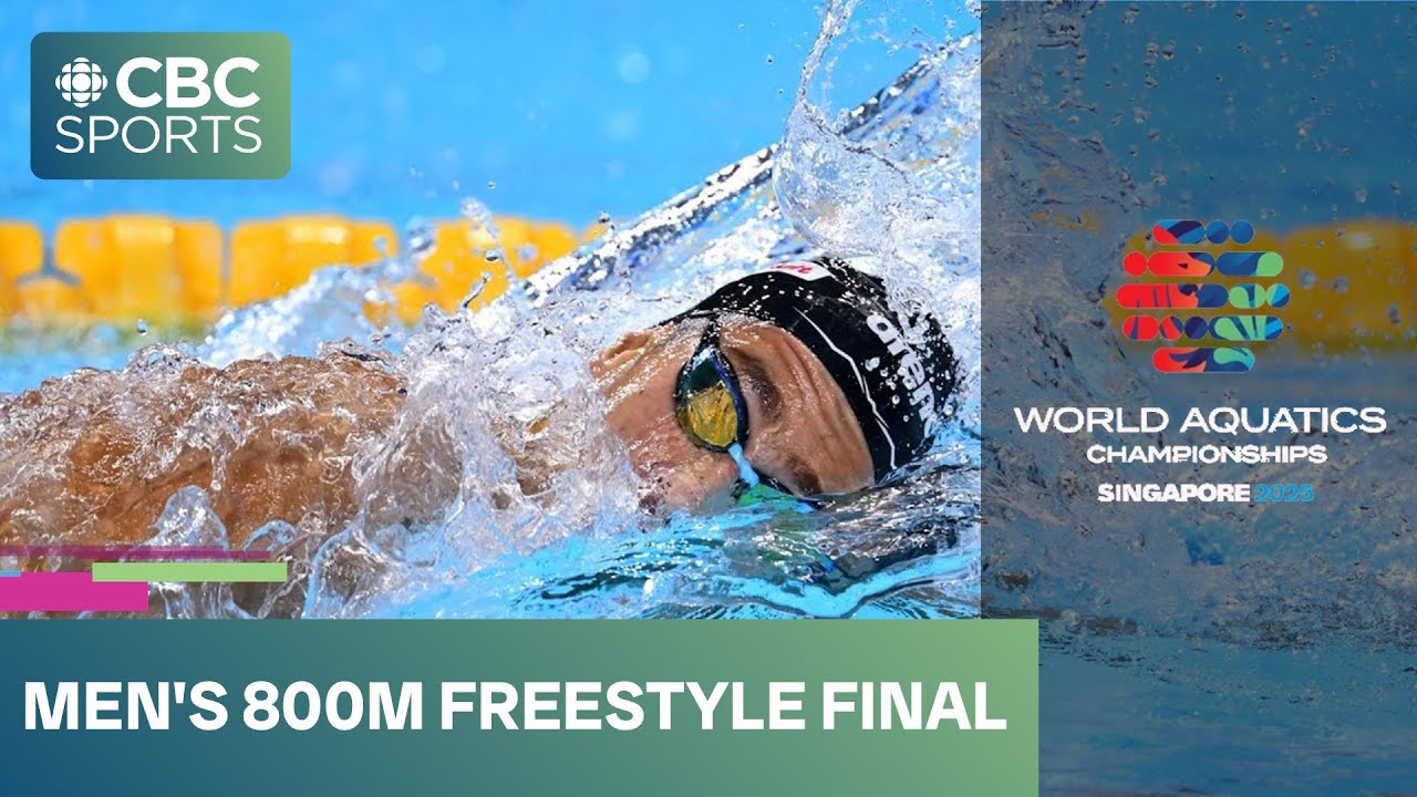 STRONG PERFORMANCE in men's 800m freestyle final at worlds in Singapore ...