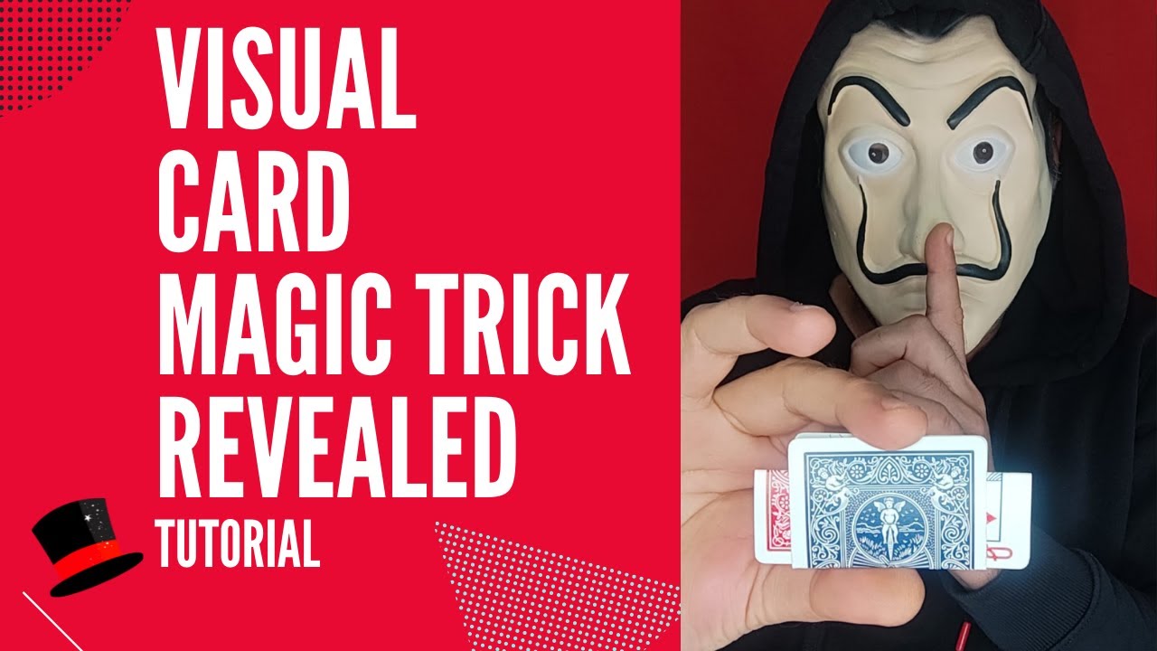VISUAL CARD MAGIC TRICK REVEALED / Optical Illusion: IMPOSSIBLE ...