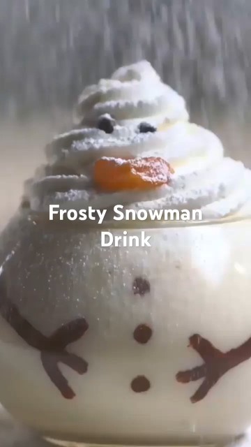 Frosty Snowman Drink- A Refreshing Taste of Joy! #recipe #easyrecipe ...