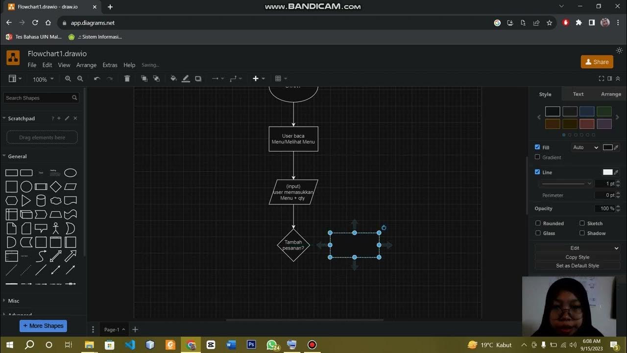 Tugas 1 Flowchart Sederhana - Algoritma dan Pemrograman - YouTube