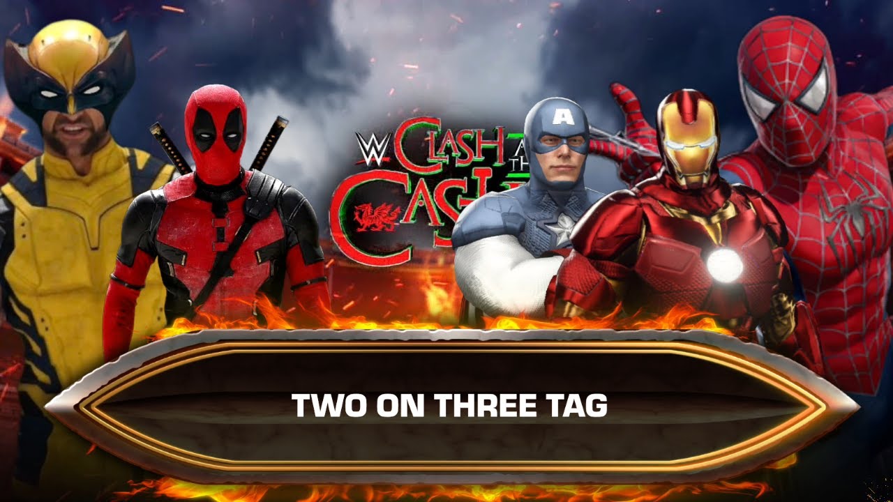Deadpool and wolverine vs The Avengers| Handicap Match| WWE 2k24 - YouTube
