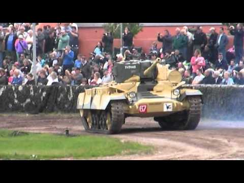 Tankfest WW2 British Valentine tank driving compilation - YouTube