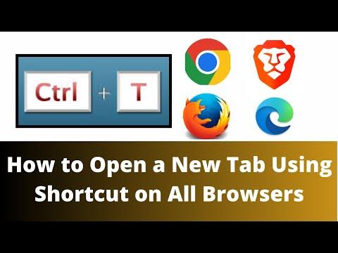 Open New Tab using Shortcut | Shortcut for Open New Tab | New Tab ...
