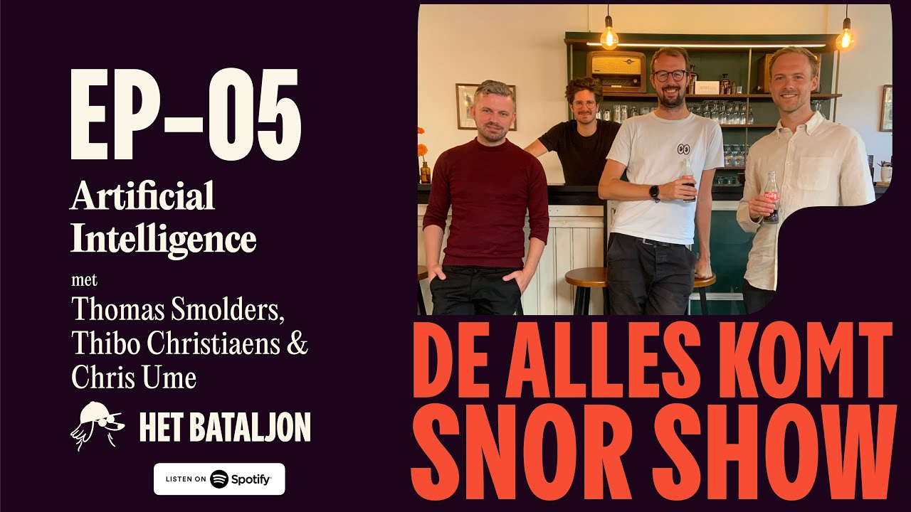 Alles Komt Snor Show EP05 - AI in contentcreatie met Chris Ume, Thomas ...