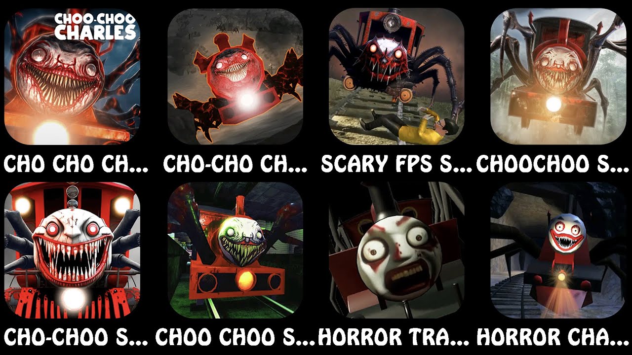 Choo-Choo Charles,Cho-Choo Charles,Scary,Horror Train,Spider Train ...