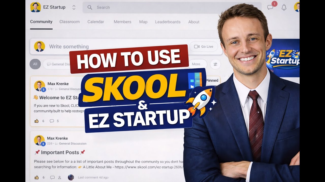 HOW TO USE SKOOL - Navigating My Community - YouTube
