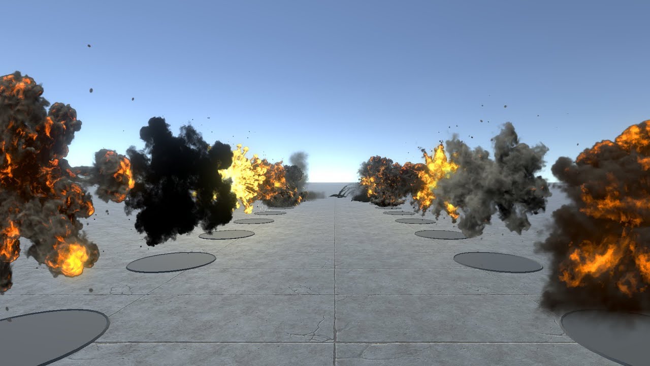 HQ Realistic explosions | Demo for Asset Store - YouTube