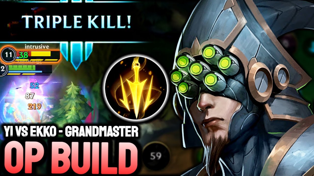 MASTER YI LETHAL TEMPO (BUFF) vs. EKKO IN JUNGLE! BEST CURRENT BUILD ...