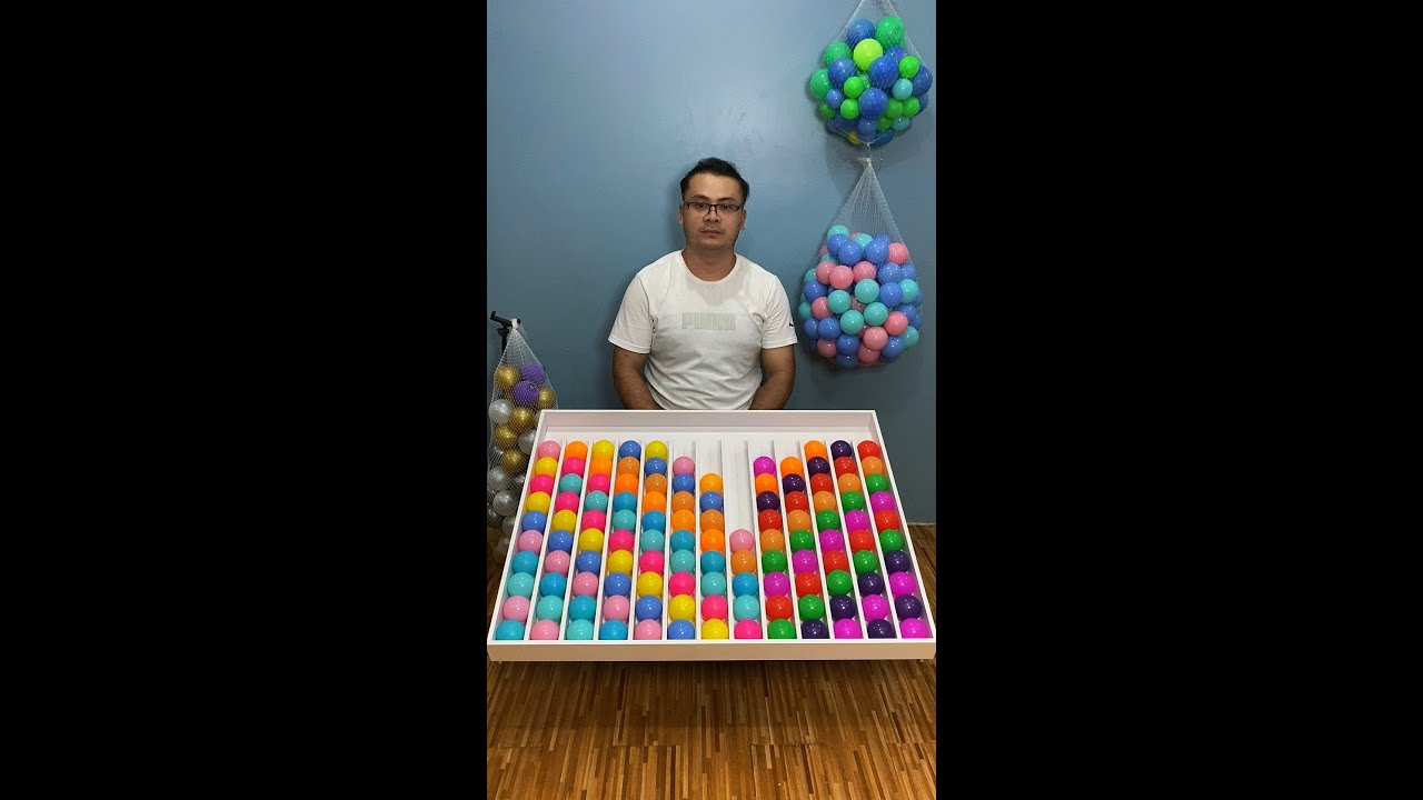sorting color ball puzzle very smart and smooth - YouTube