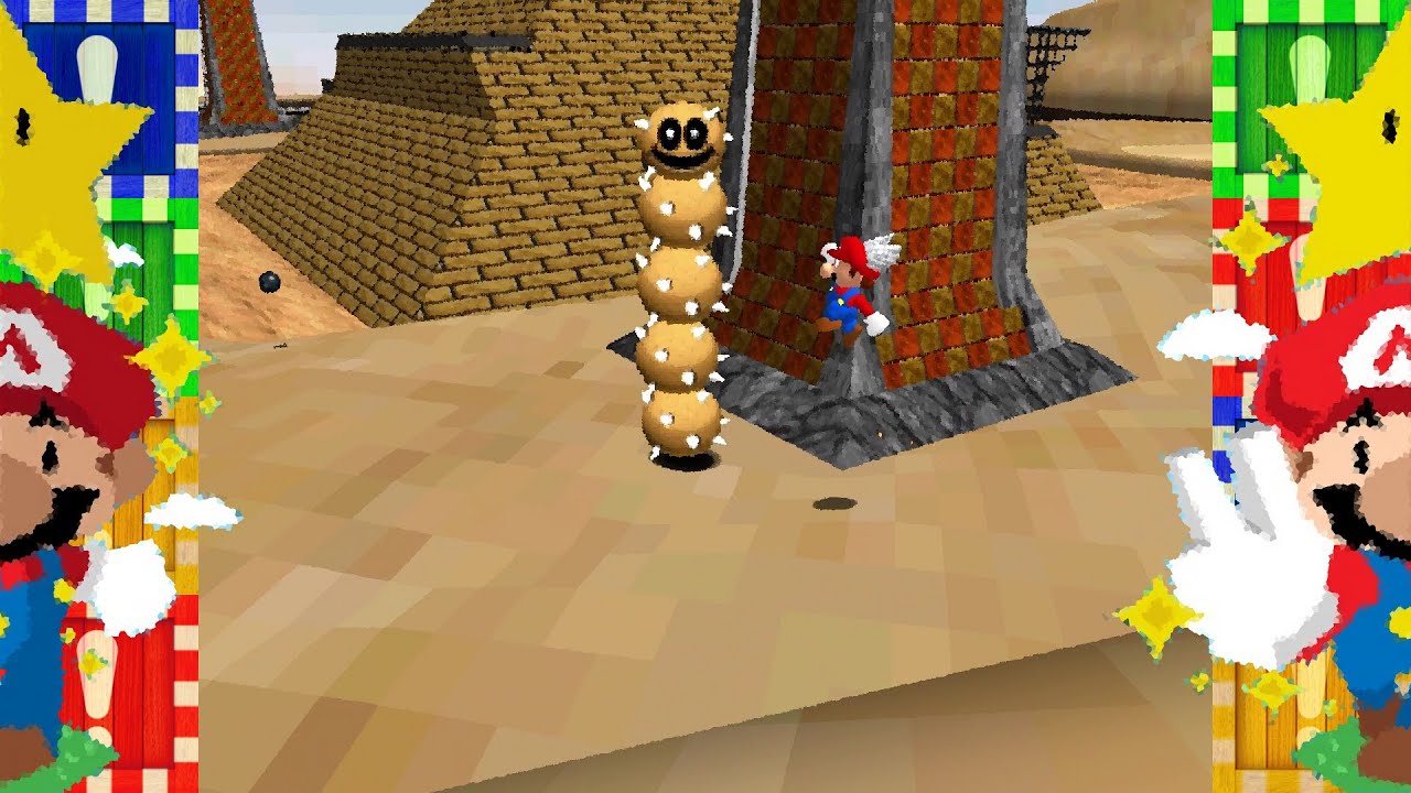 I made Pokeys look weird (Shifting Sand Land) - Reveal [Super Mario 64 ...