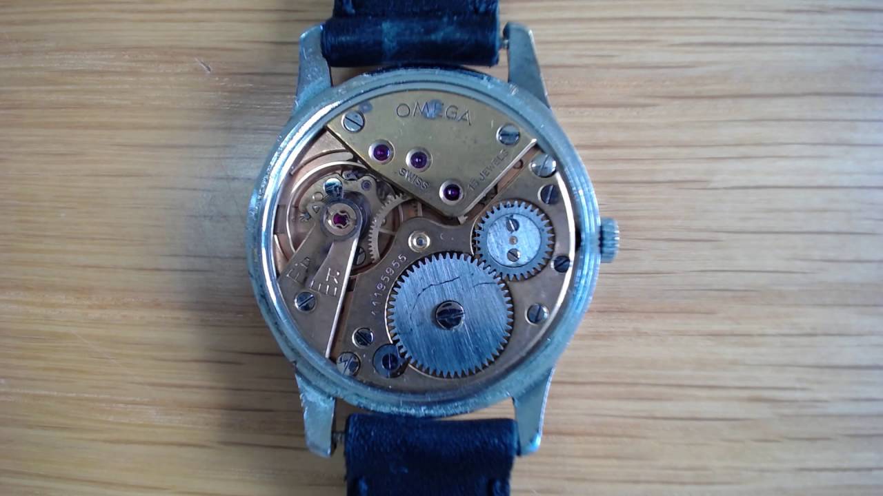 1940s Omega 30T2 PC Calibre Movement - YouTube