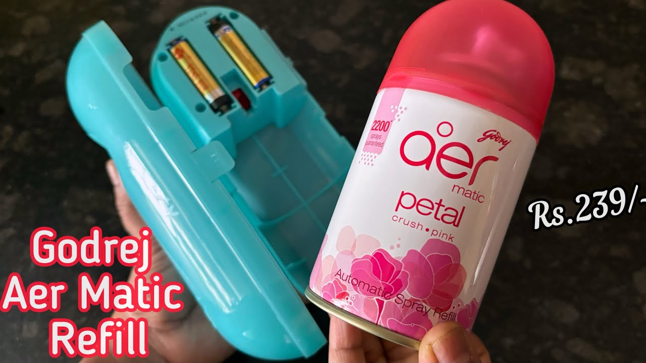 How to change Godrej aer matic Refill | Godrej Aer Matic Refill Best ...