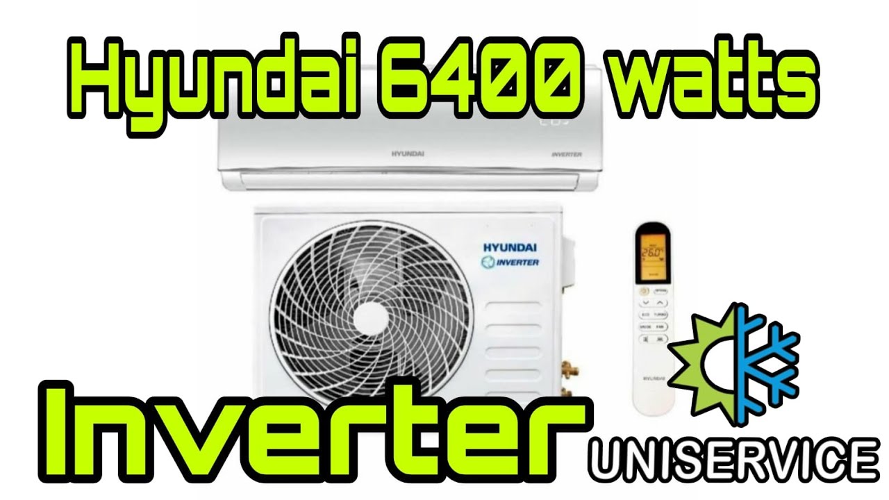 HYUNDAI INVERTER 6400 WATTS - YouTube