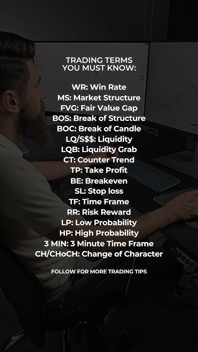 Terms that EVERY trader NEEDS to know! - YouTube