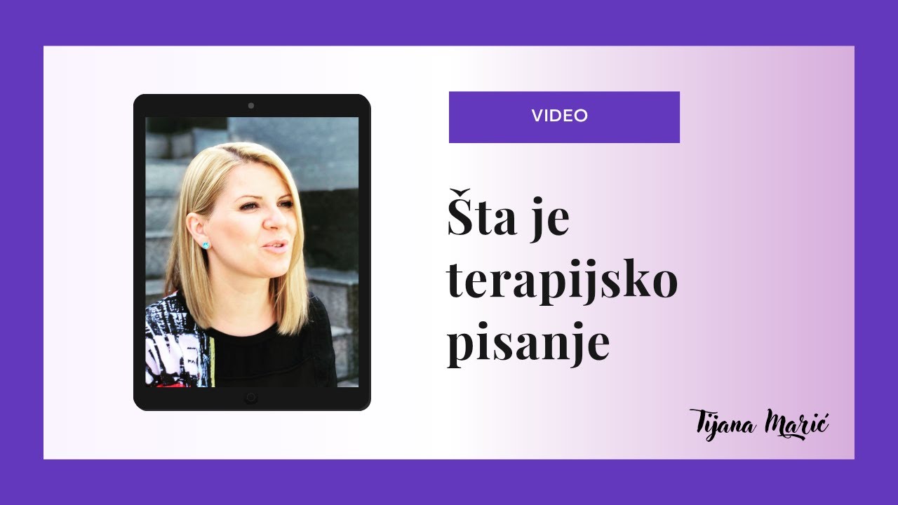 Šta je terapijsko pisanje i koja je razlika između terapijskog i ...