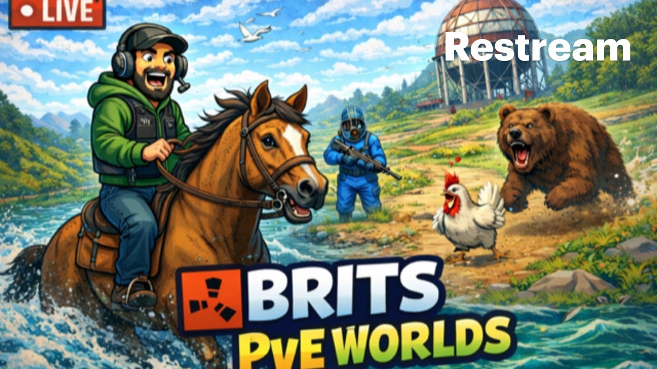 Rust PC Exploring Brit’s PvE World 🌊 | NEW Naval Update, Boat Base ...
