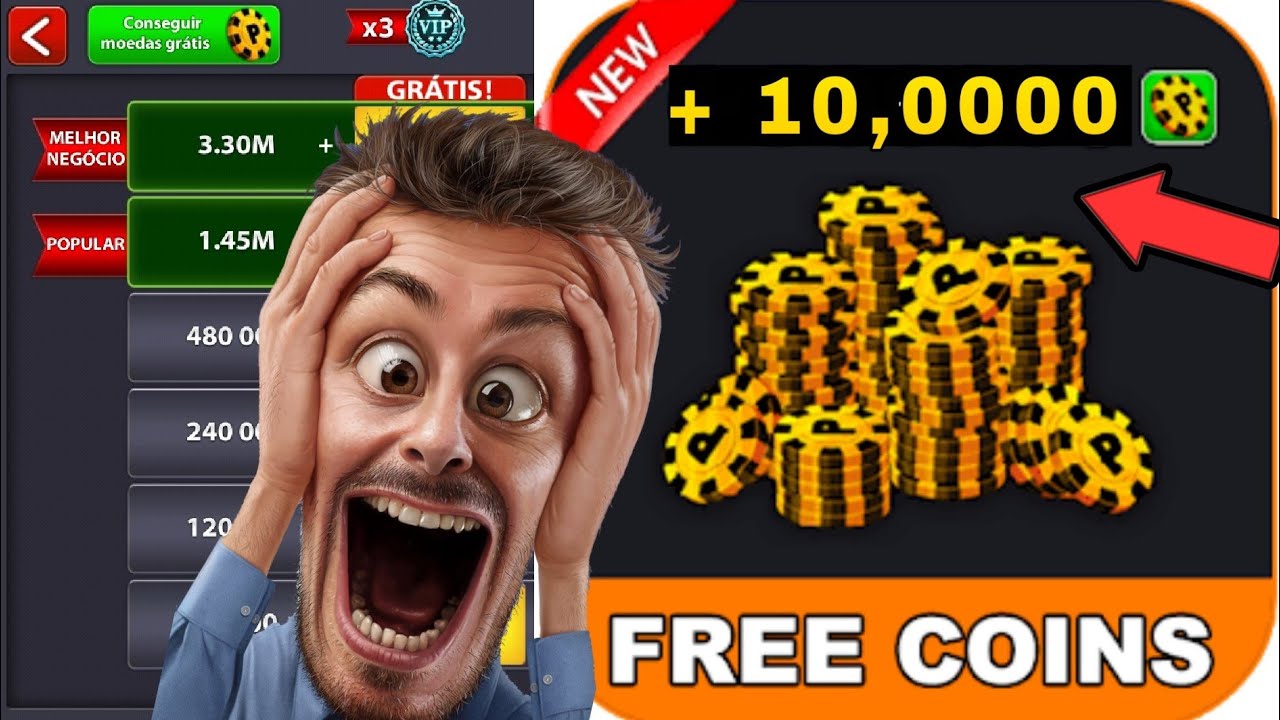 10 MILHÕES DE FICHAS GRÁTIS?!?😱PARA OS PRIMEIROS! EU TAVA DOÍDO KKK🤣 ...
