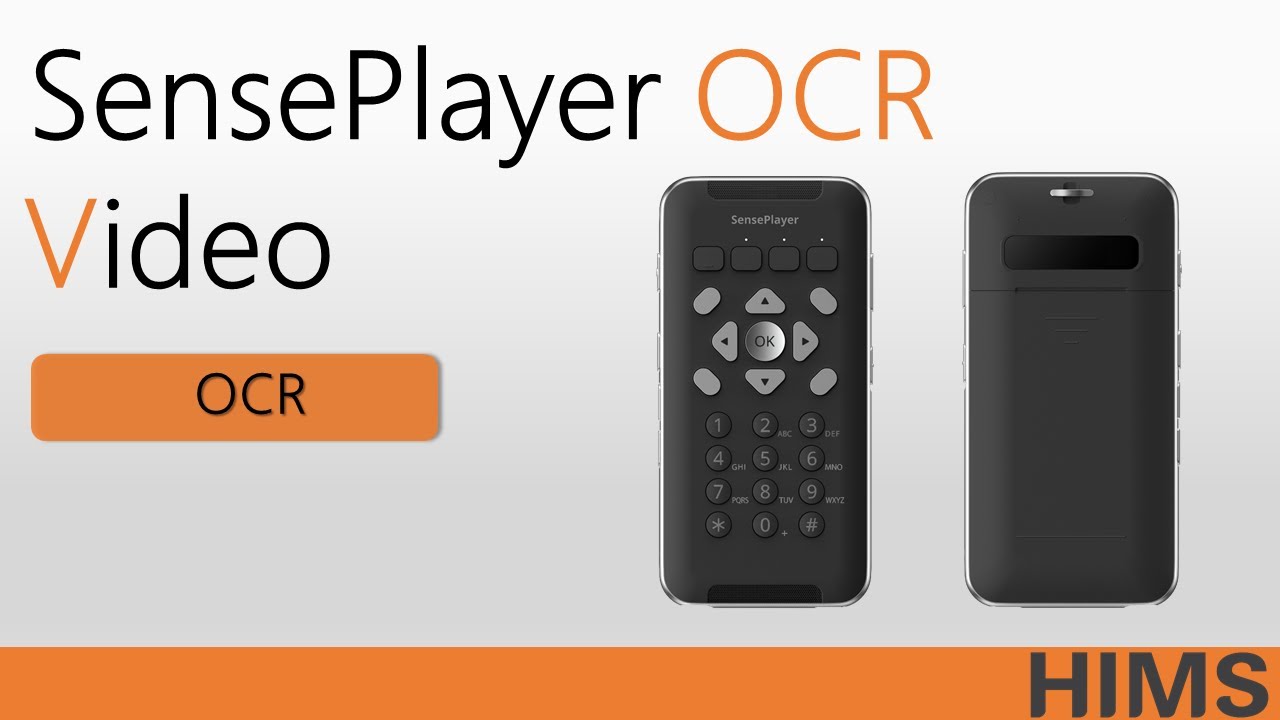 06 SensePlayer OCR - YouTube