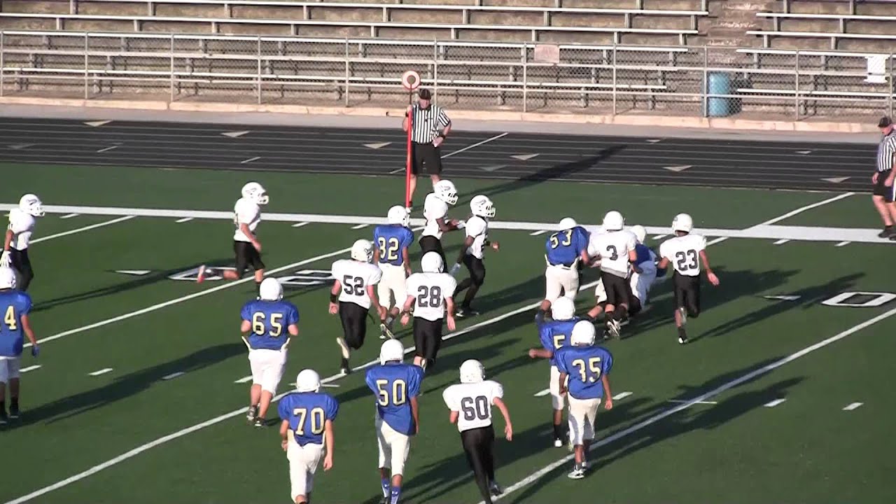 2015 Lamar Scotties vs Webb Wildcats - 7th grade football - YouTube