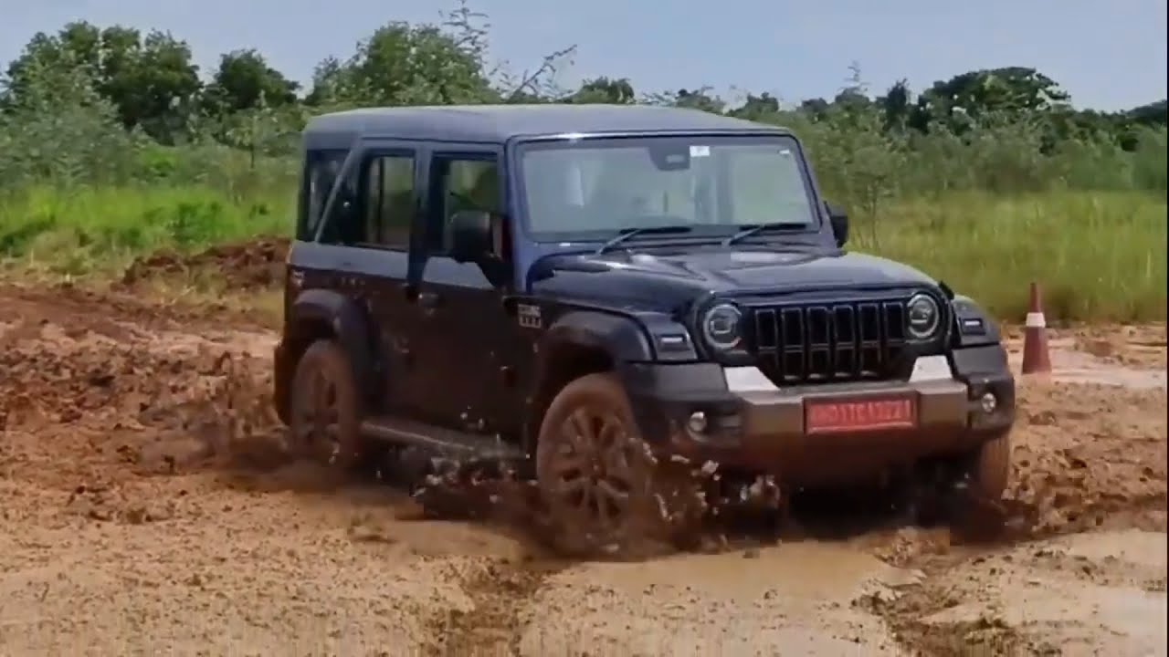Mahindra Thar ROXX 4X4 5 Door Off-roading Test | all New Tata ROXX 2024 ...