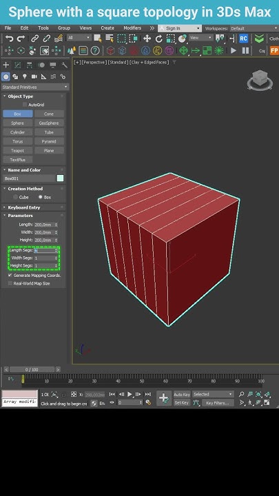 Fastest Way to Create a Sphere with Quad Topology in 3ds Max! #shorts ...