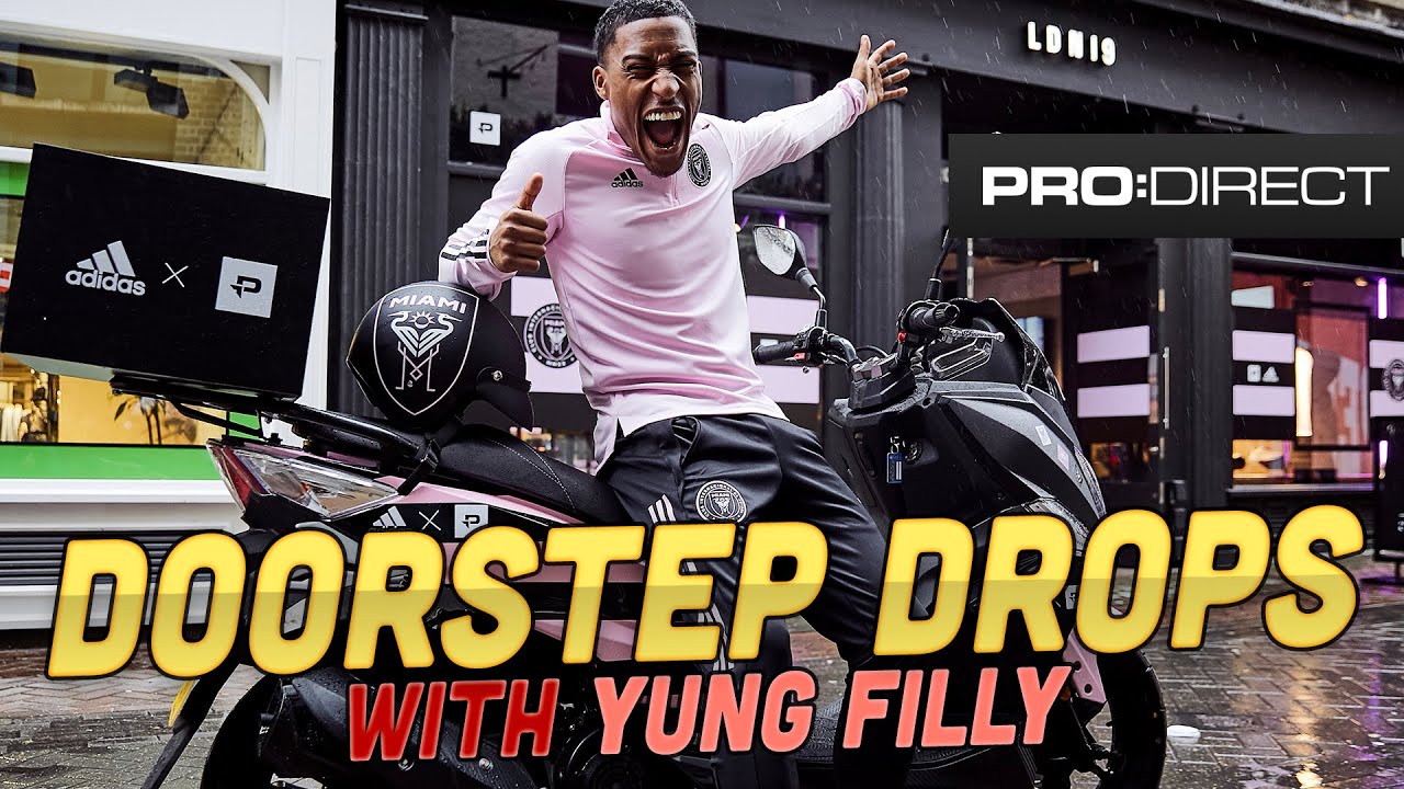 Yung Filly delivering the gifts for Chunkz, Poet & Nush with his Inter ...