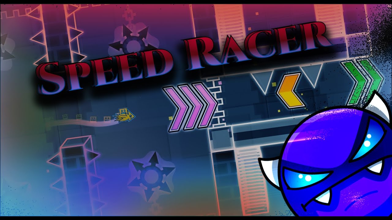 "SPEED RACER" 100% (Easy Demon) All Coins - By ZhenticAlpha | Geometry ...