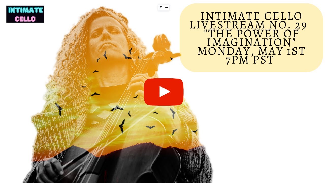 “The Power Of Imagination”- Intimate Cello Livestream in 432hz - YouTube