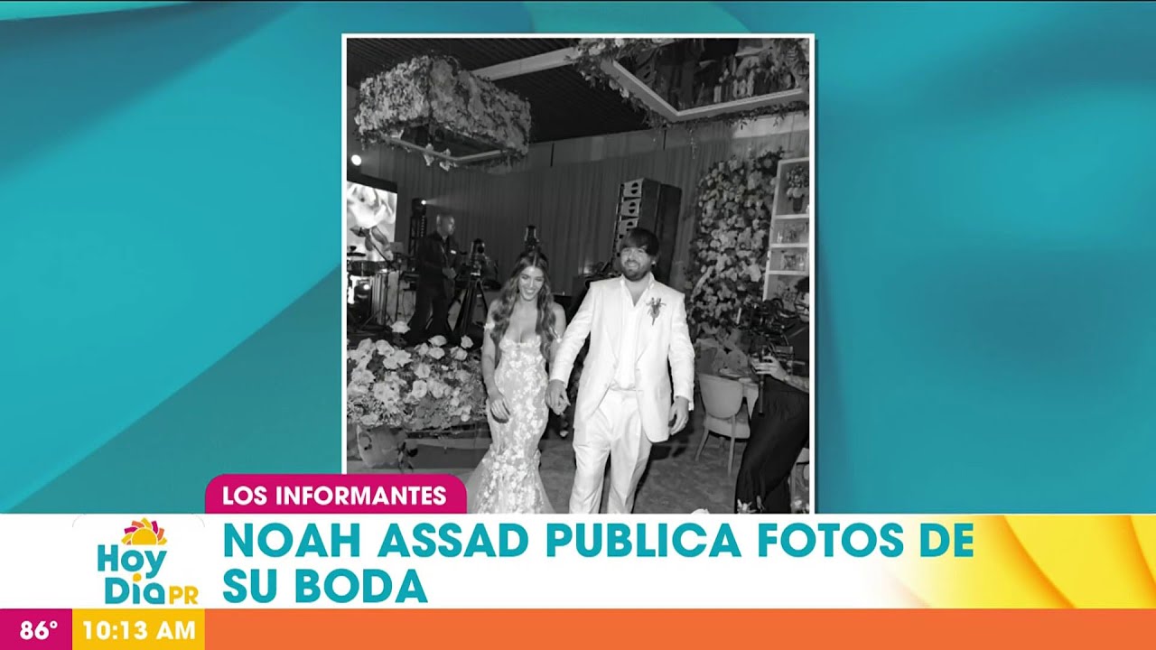 Noah Assad comparte fotos de su boda - YouTube