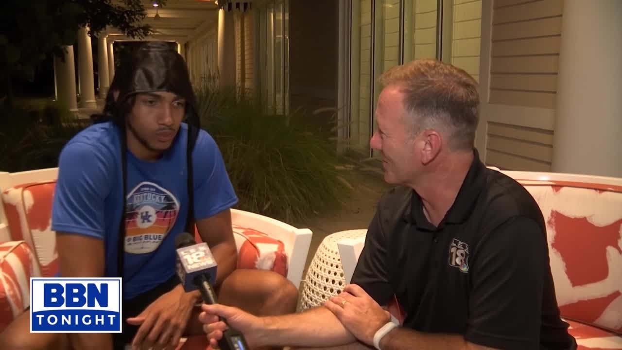 Jacob Toppin talks teamwork and team bonding in the Bahamas - YouTube