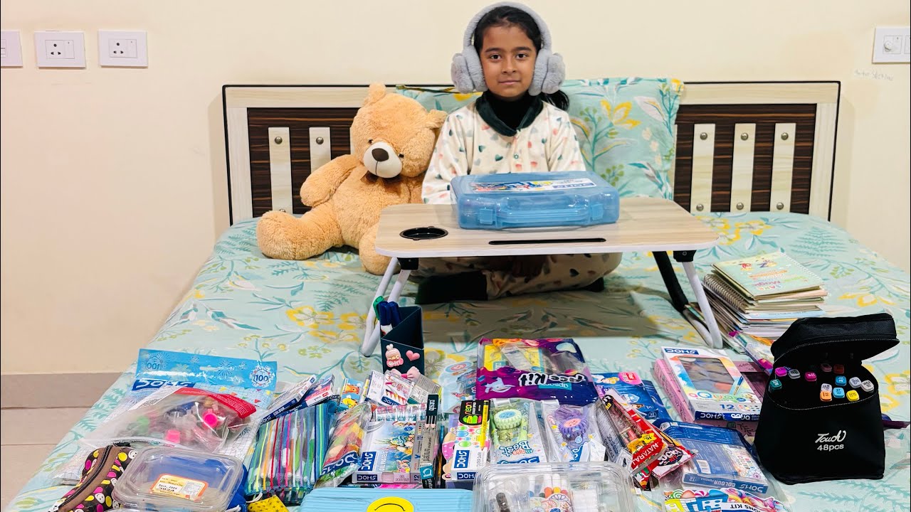 Aashvi stationary collection - YouTube