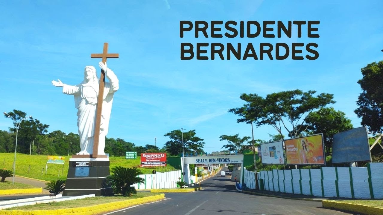 Presidente Bernardes SP - Passeio da Rota 408 pela cidade de Presidente ...