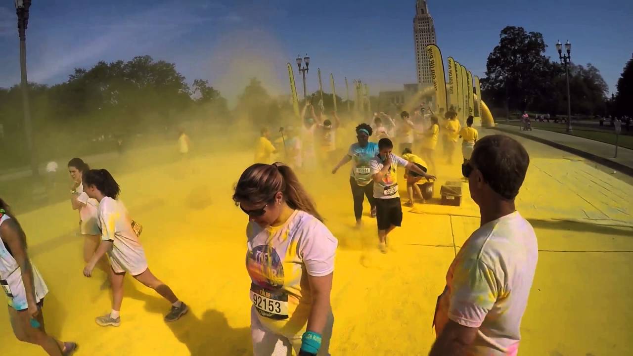 The Color Run 2016 Baton Rouge - YouTube