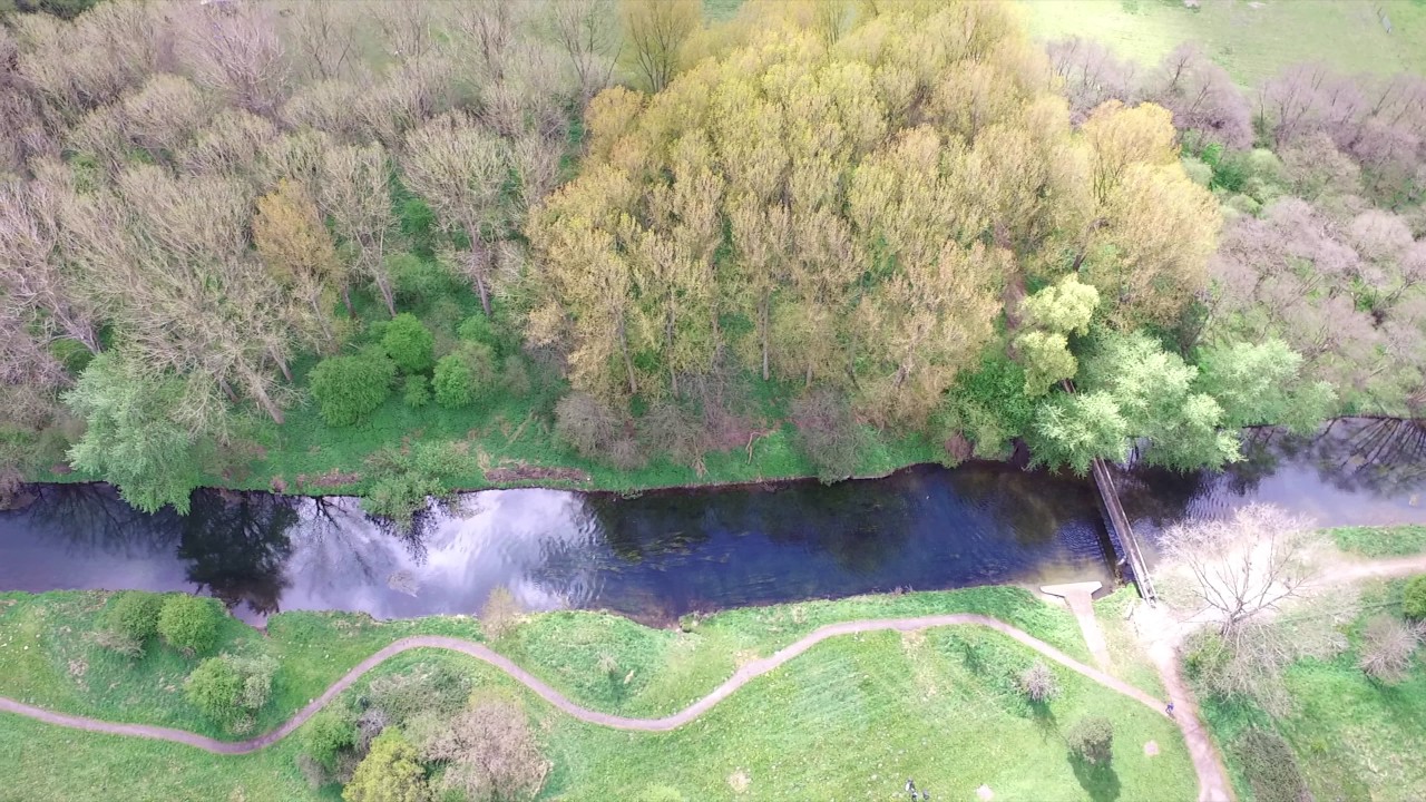 The River and Public Area at Santon Downham, Thetford Forest, Norfolk ...