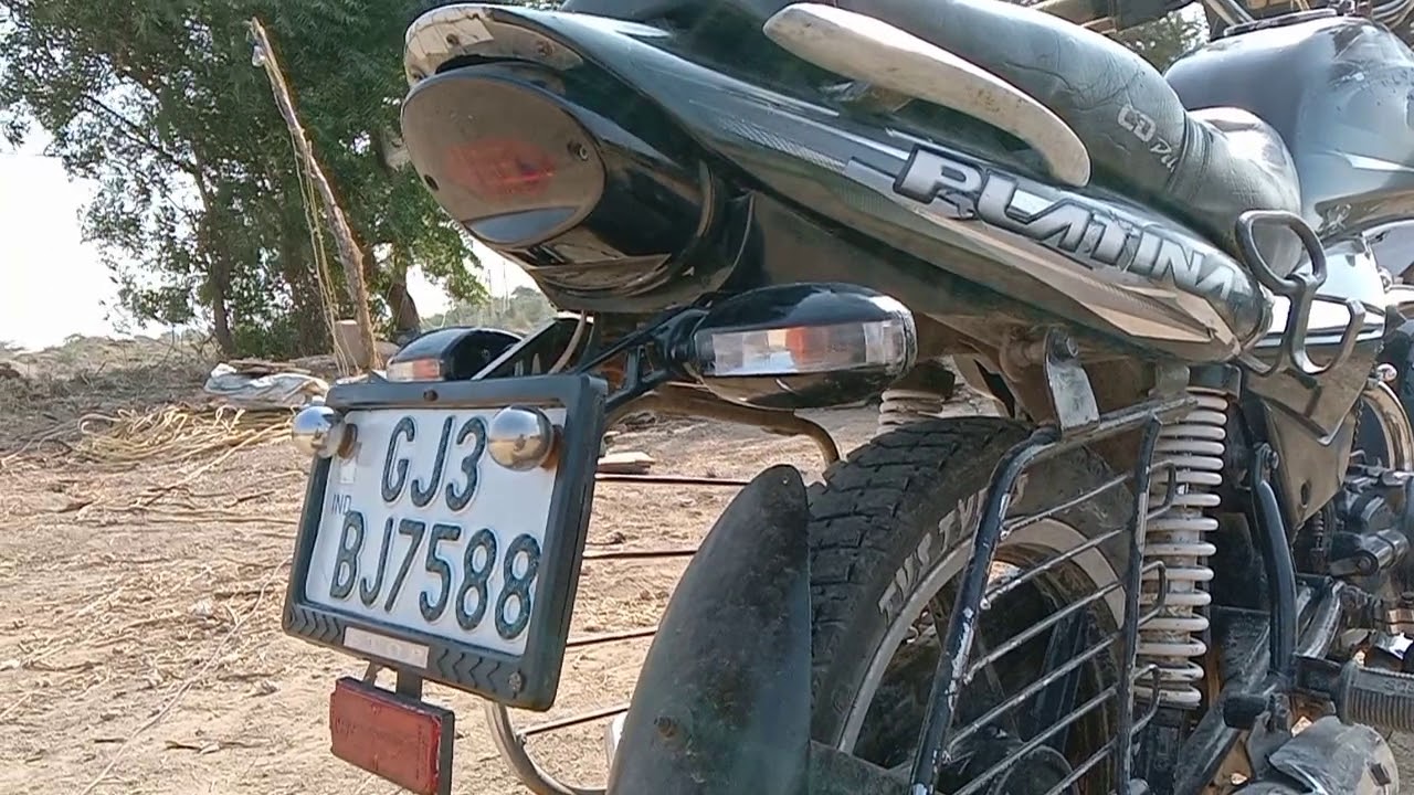 bajaj platina modified - YouTube