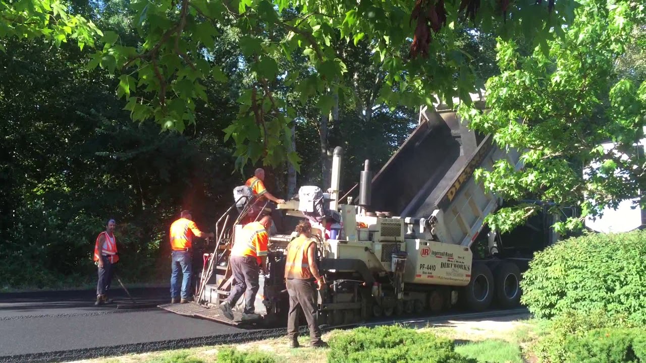 Paving Cape Cod, MA | Dirtworks - YouTube