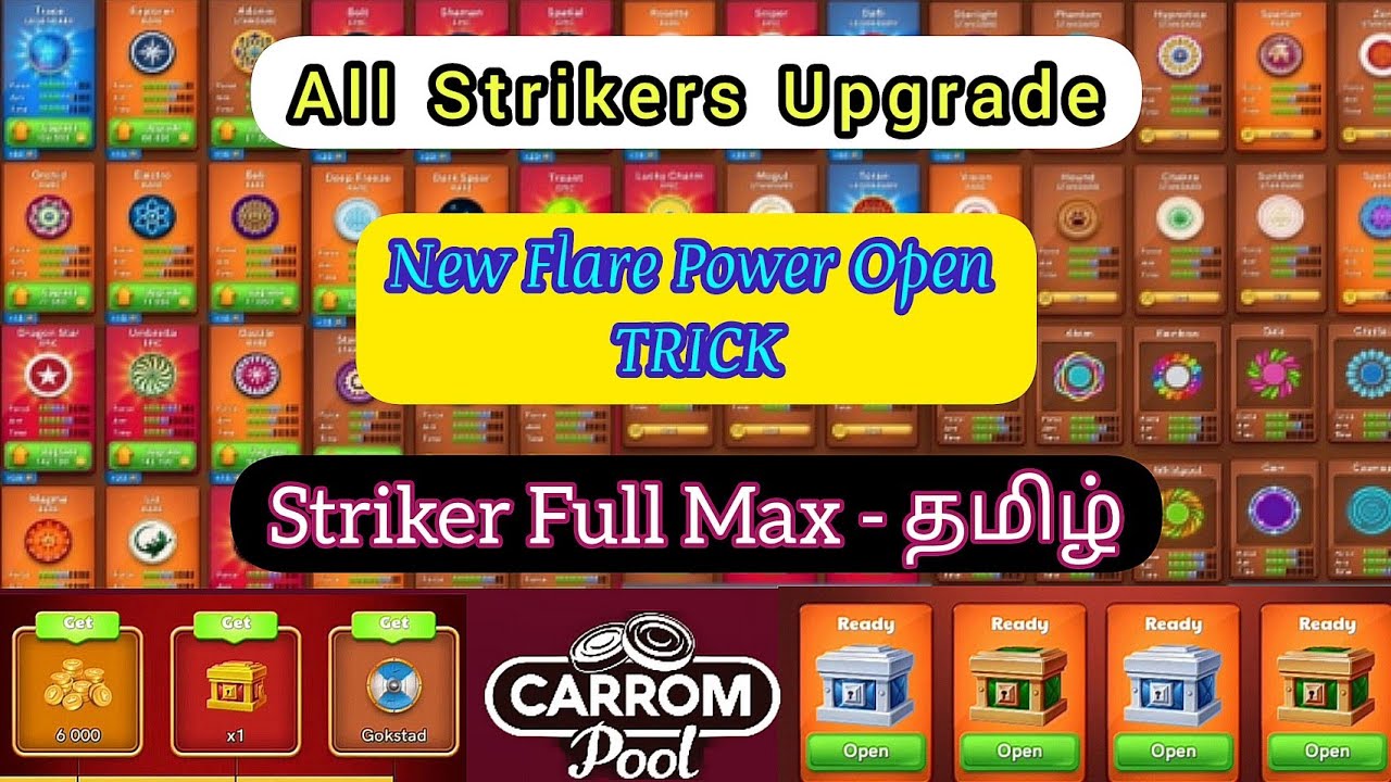 Striker Full Max 😱 / All Strikers Upgrade /🔥 Flare Power Open Tricks ...