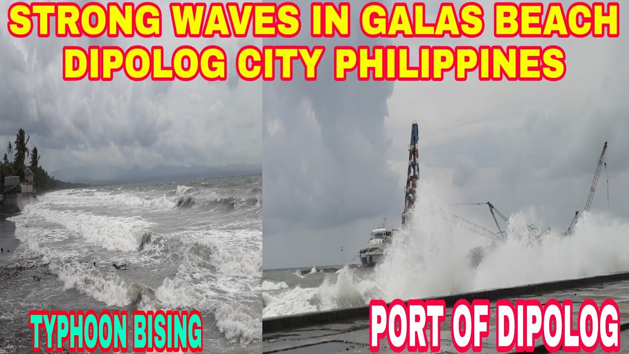 STRONG WAVES IN GALAS BEACH DIPOLOG CITY 2021/PORT OF DIPOLOG / HUGE ...