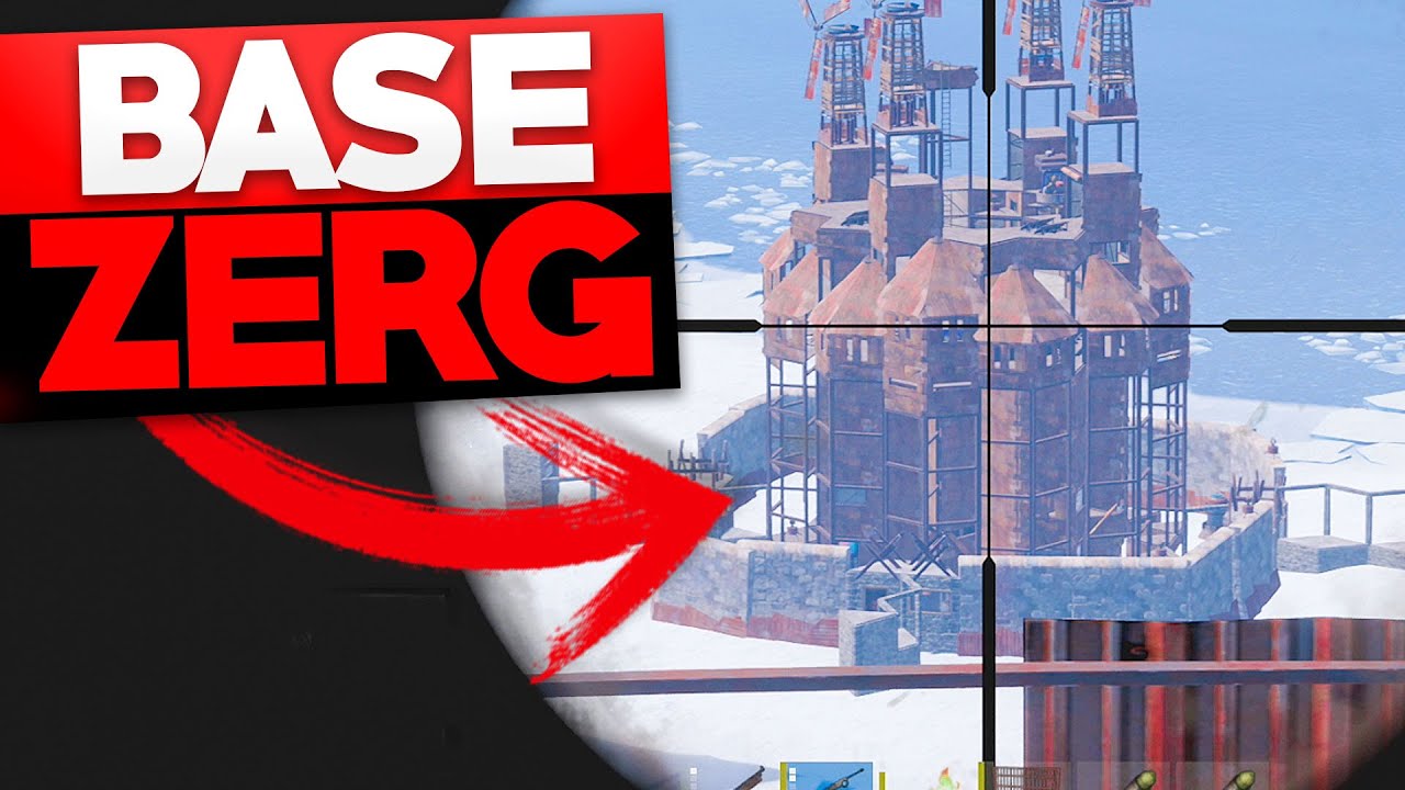 ESSA BASE ZERG E UMA DAS MAIS LINDAS QUE JA VI | Rust - YouTube