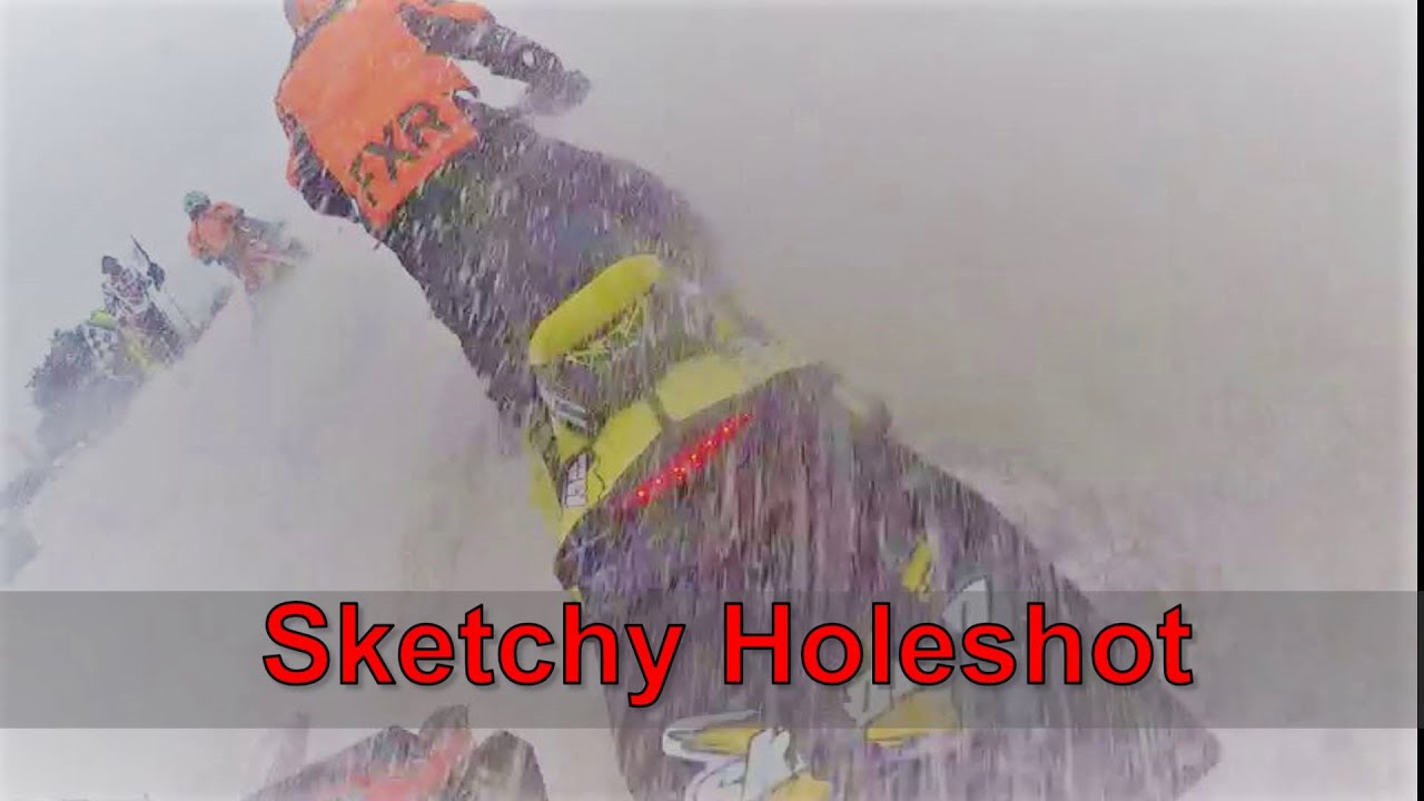 Snowsic Racing: Holeshot Wipeout Ryan Hanes #333 West Michigan Sno-X ...
