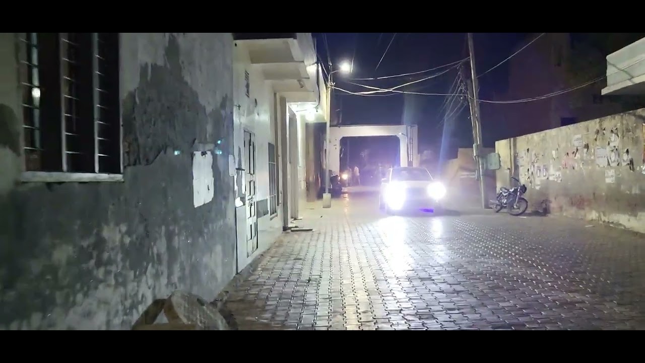 Malout street 🌙night view. #music #vlog #punjab #street #alone #walkthrough #viral # # - YouTube